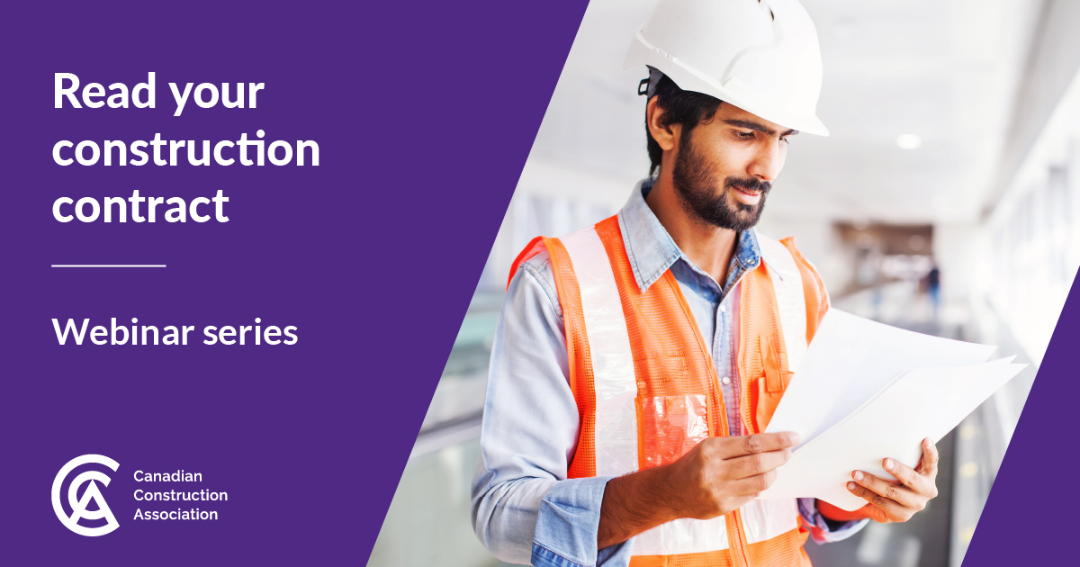 CONnected webinars - Canadian Construction Association