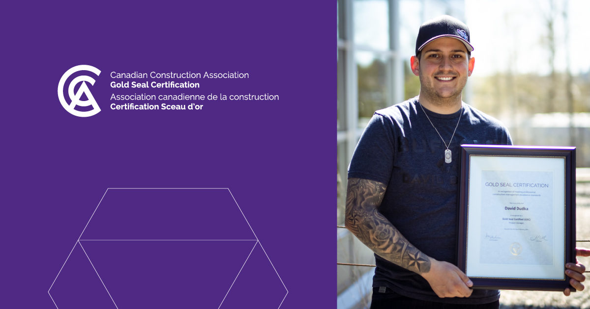 Cca Gold Seal Logo Gold Seal Employer Program Canadian Construction